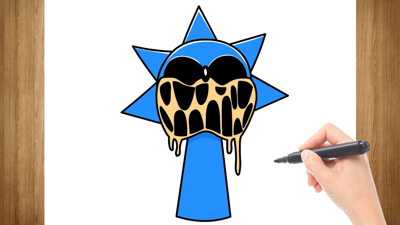 How To Draw Sonic EXE Phase 3 from Incredibox Sprunki Horror - YouTube
