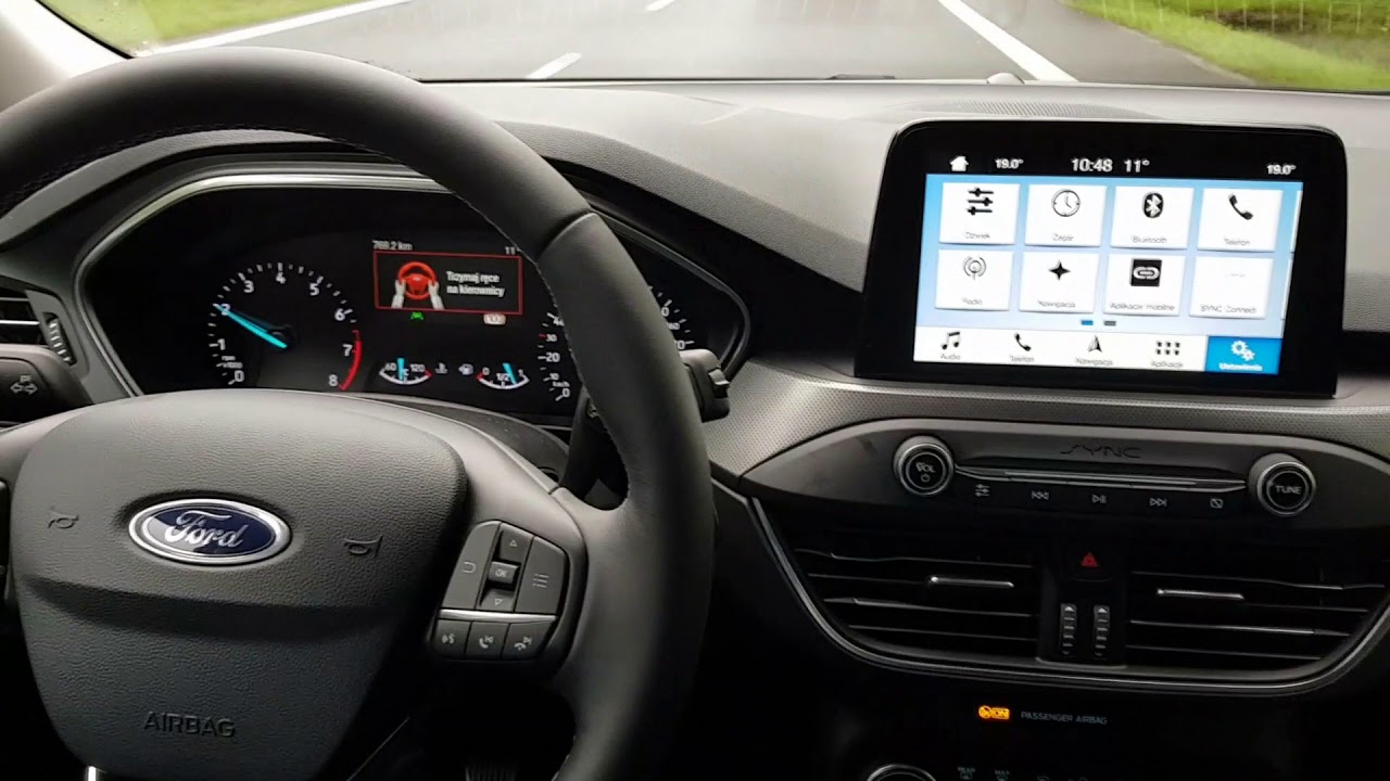 2019 Ford Focus lane assist - YouTube