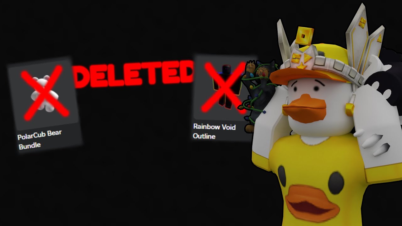 These Roblox Items Are being Deleted... - YouTube