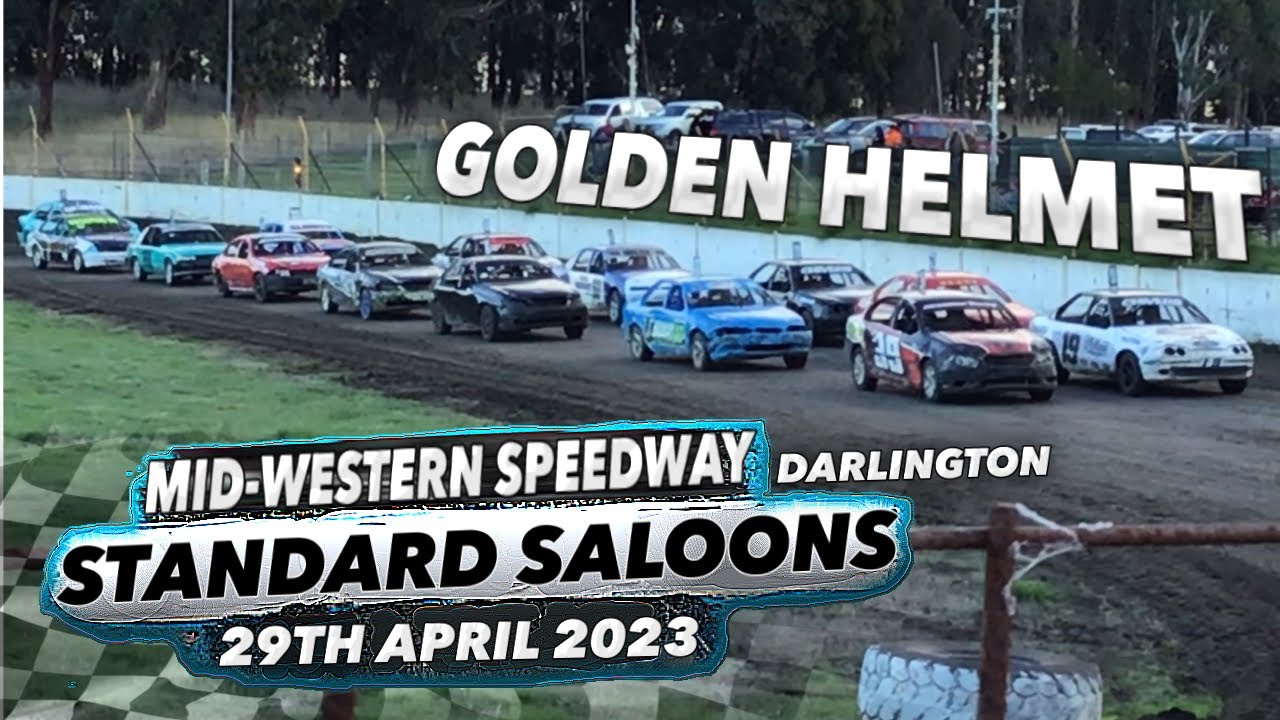 Mid-Western Speedway Darlington Standard Saloons Golden Helmet 29th ...