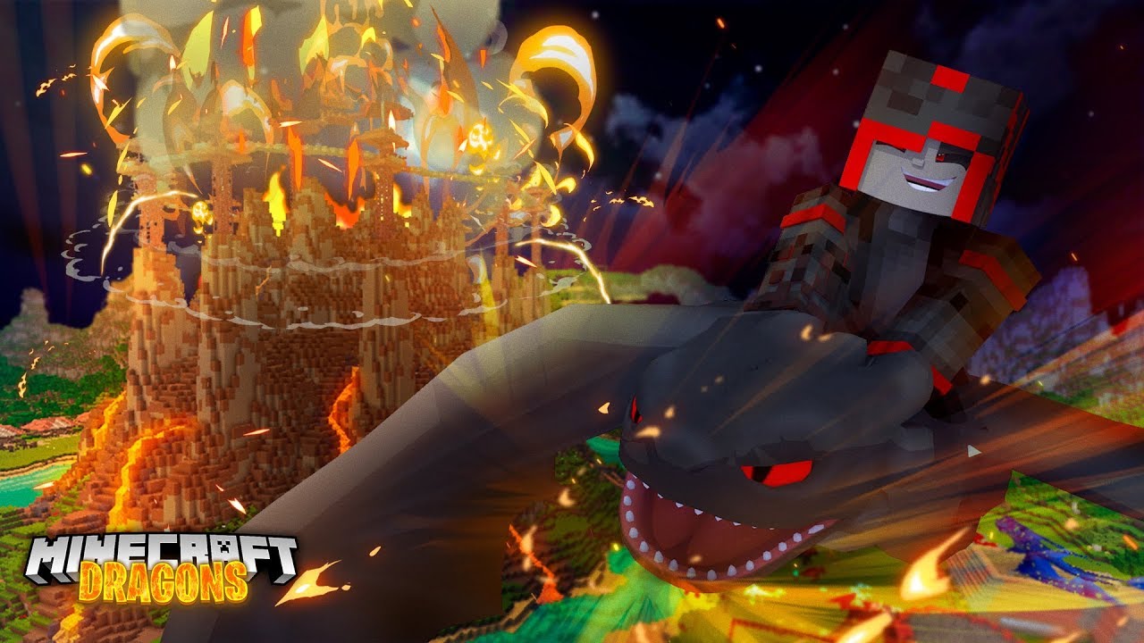 Minecraft DRAGONS - VELITOR DESTROYS THE INFERNO NATION!! - YouTube