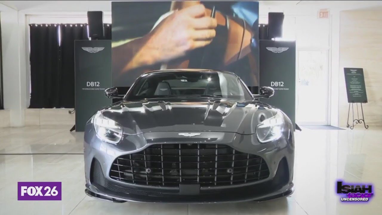 Aston Martin unveils new DB12 - YouTube