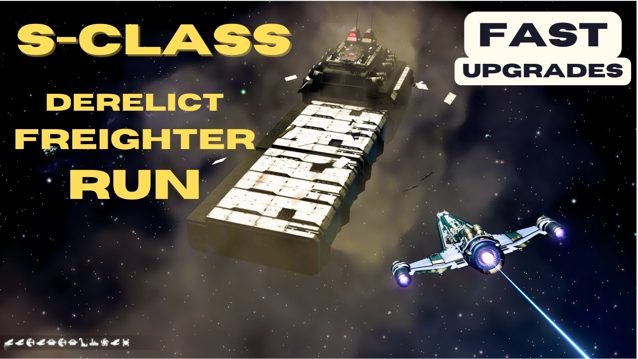 NMS S Class Derelict Freighter Run | EUCLID - YouTube