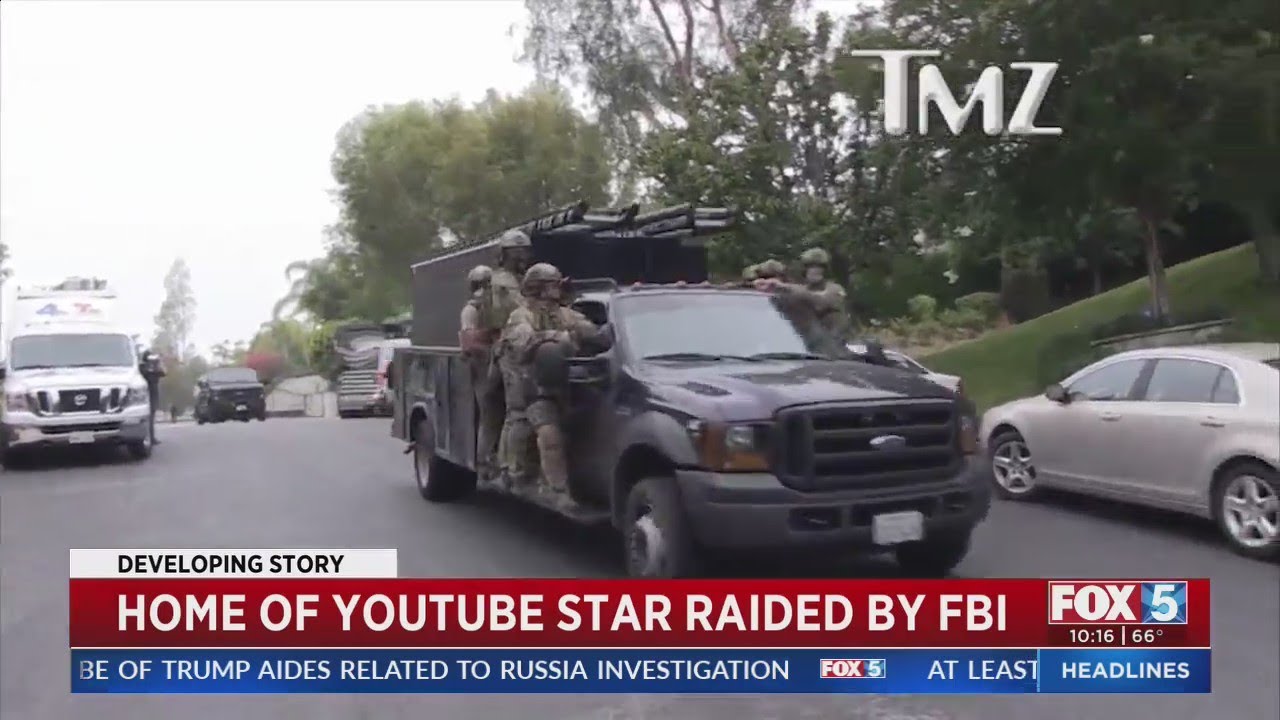 FBI Raids Jake Paul's Home - YouTube