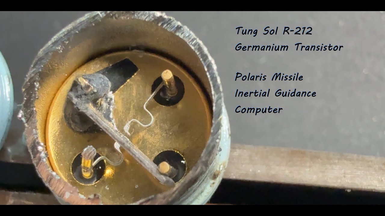 Cold War Silicon: Teardown of the R212 Transistor from Polaris Missile ...