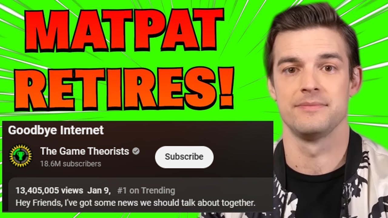 MatPat Retires from Theories and TubNet Shuts Down [WIS 143] - YouTube
