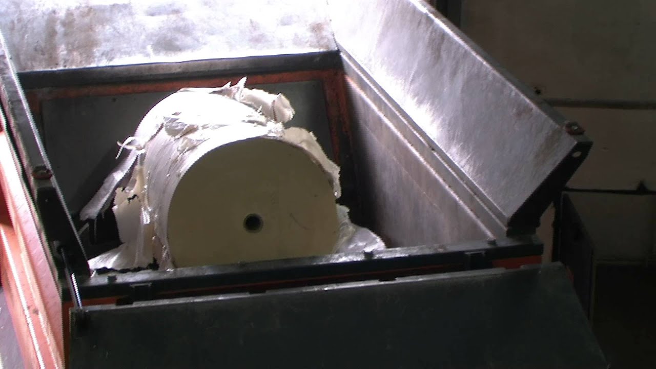 M&J 4000 M Shredding Paper Rolls Part 1 - YouTube