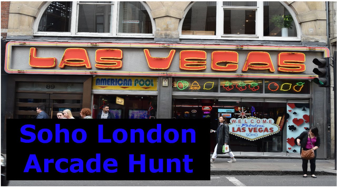 The Hunt for Arcade Machines in Soho London - Las Vegas - YouTube