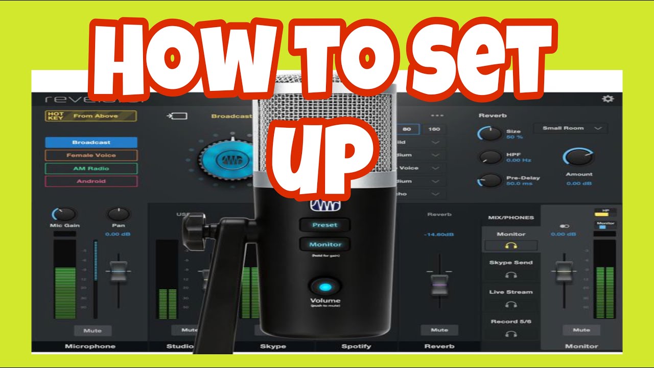 setting up mixer to audio interface - YouTube