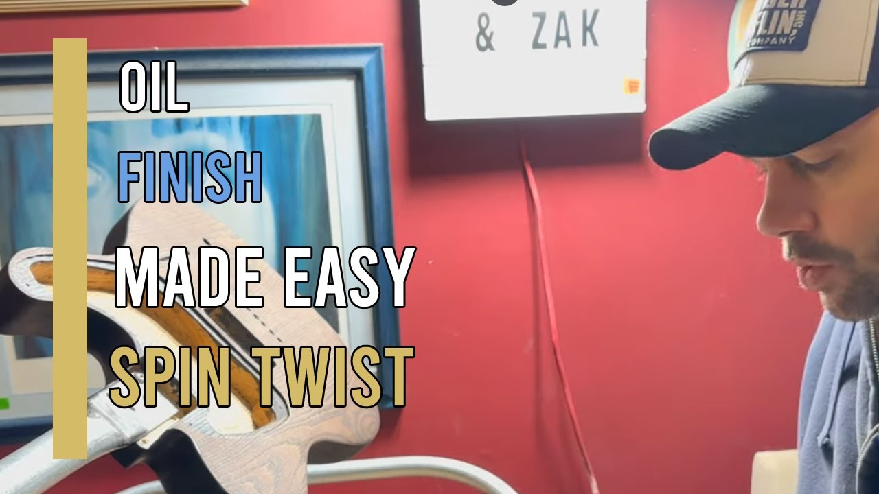 Using the Spin Twist paint rig for wipe on oil finishes! - YouTube