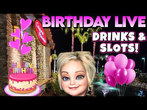 Birthday LIVE!!! Slots & drinks 🍸 - YouTube