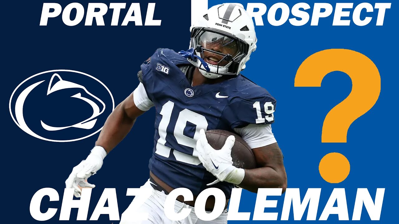Chaz Coleman Film Breakdown | 5-Star Penn State Transfer - YouTube