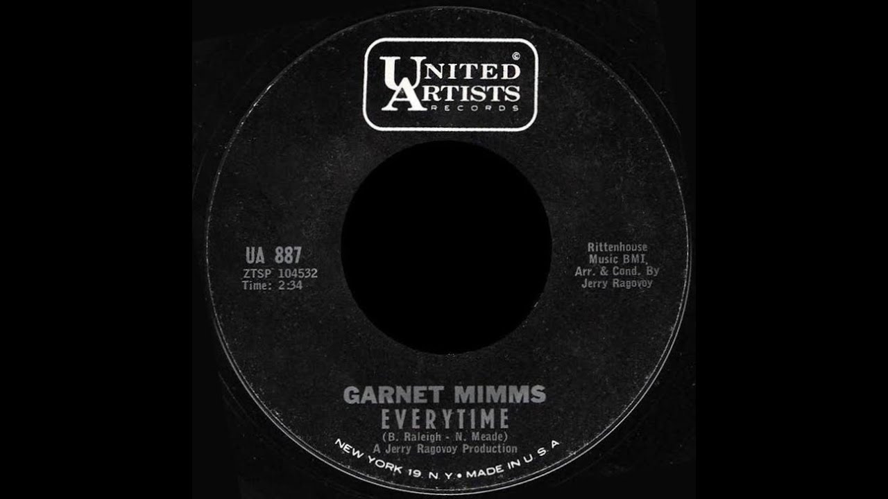 Garnet Mimms - Everytime - YouTube