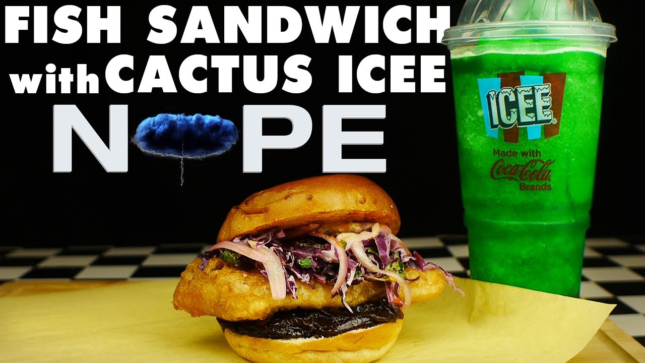 NOPE (2022) Fish Sandwich with Cactus Icee - YouTube