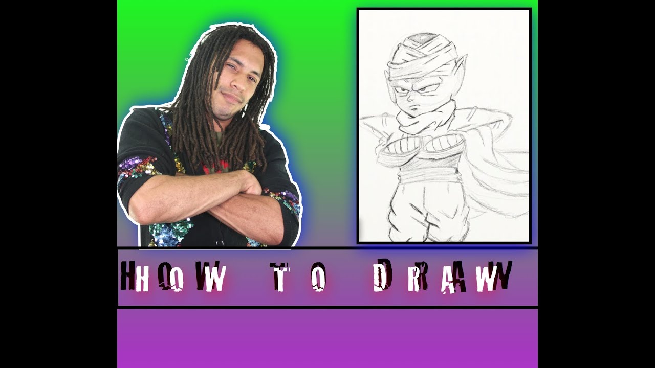 How to Draw Chibi Piccolo - YouTube
