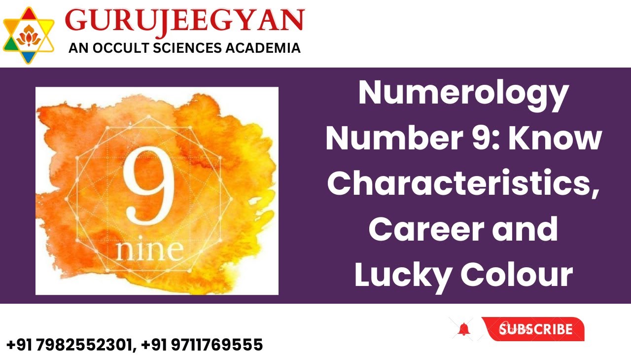 Numerology Number 9: Know Characteristics, Career and Lucky Colour ...