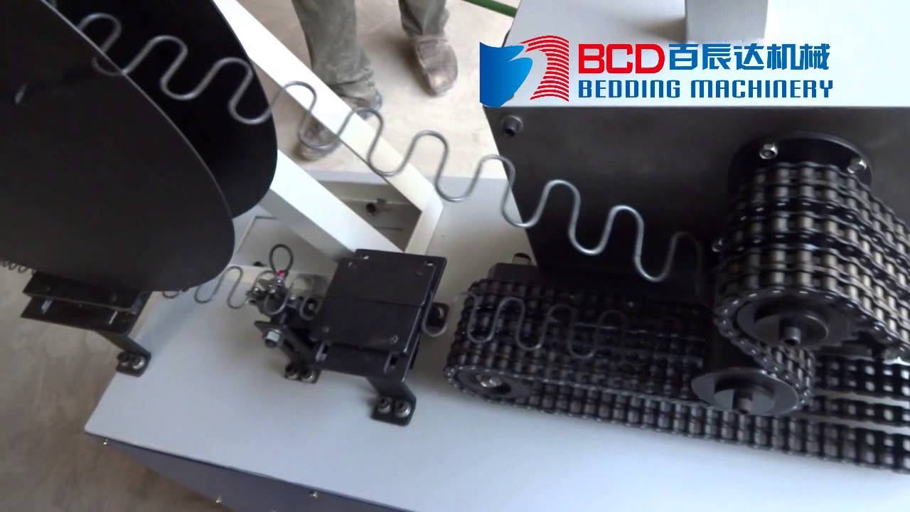 BPH ZIGZAG SPRING WINDING MACHINE - YouTube