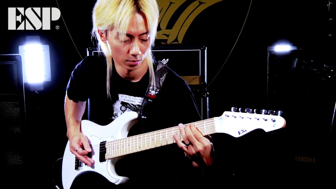ESP Guitars: ESP SNAPPER-7 SYU Custom "SYUNAPPER-7" Demonstration - YouTube