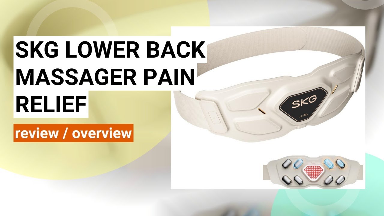 SKG Lower Back Massager Review: Does It Really Relieve Pain? - YouTube