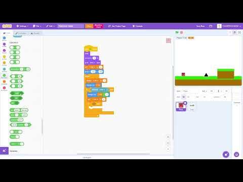 How to make A Platformer in Scratch Part 1 | Movement And Gravity - YouTube