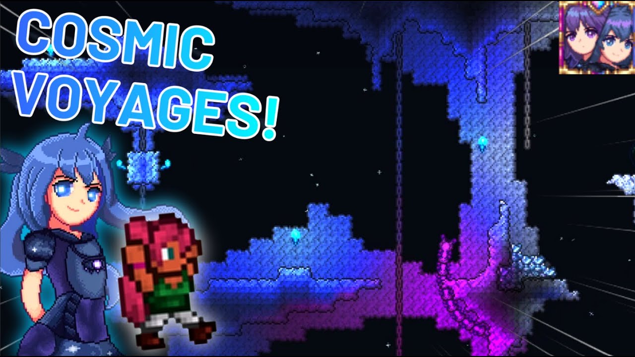 FINALLY EXPLORING THE GALAXY | Terraria Stars Above - Part 5 - YouTube