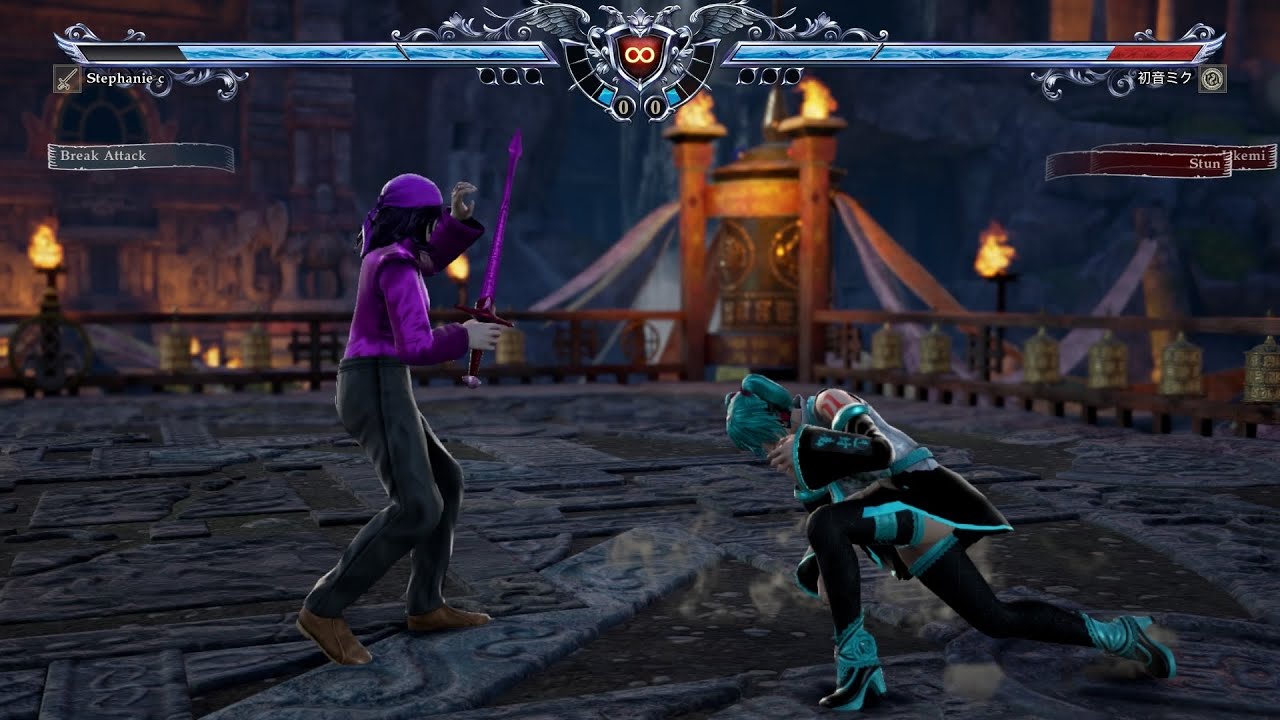 SOULCALIBUR™Ⅵ stephanie Crawford vs miku - YouTube