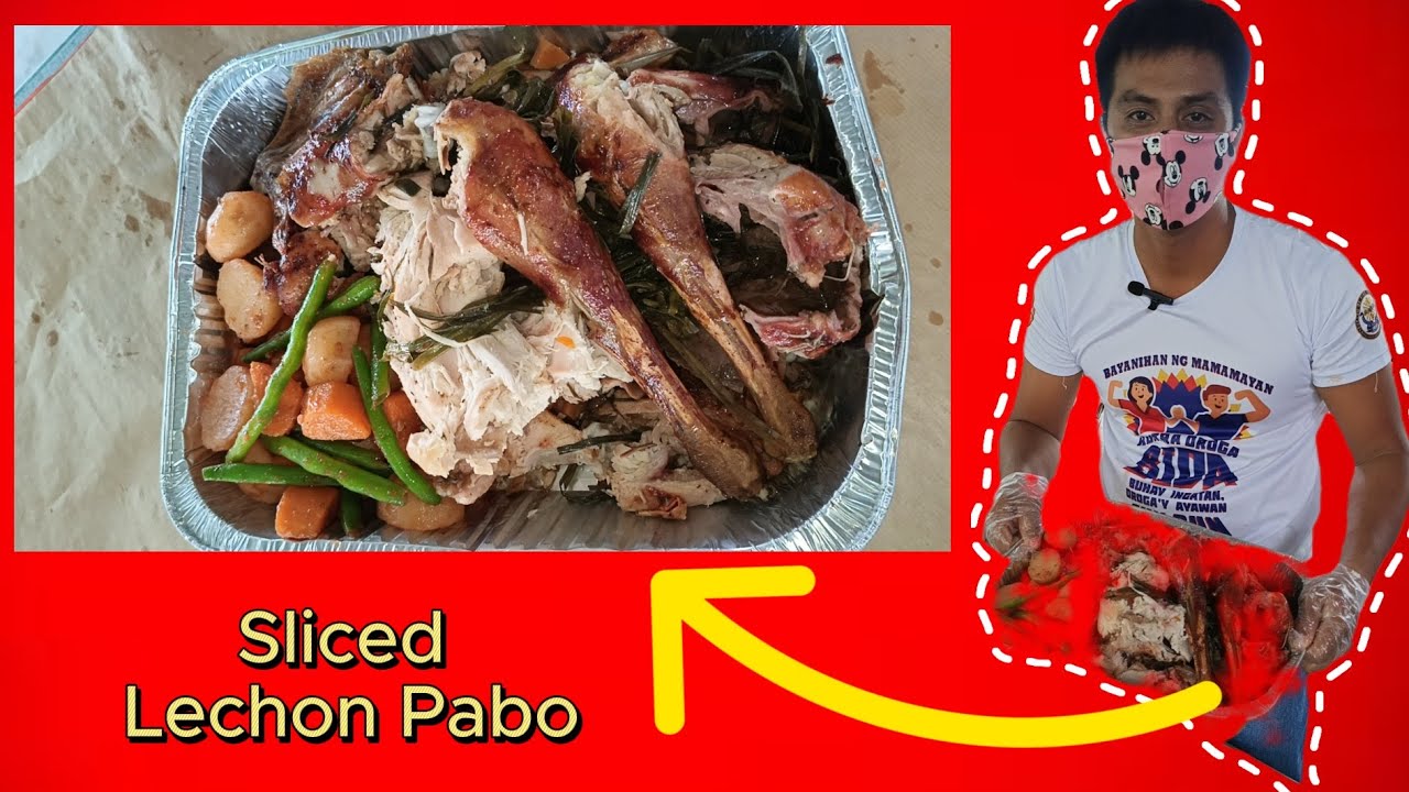 Sliced Lechon Pabo - Mouth Watering Charcoal Roast Turkey. Cooked Pinoy ...