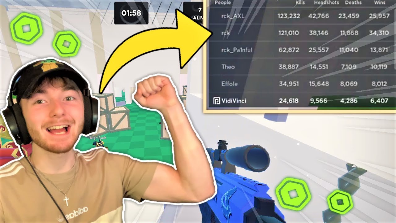 I Challenged The Best Players In No Scope Arcade For 1,000 Robux! - YouTube