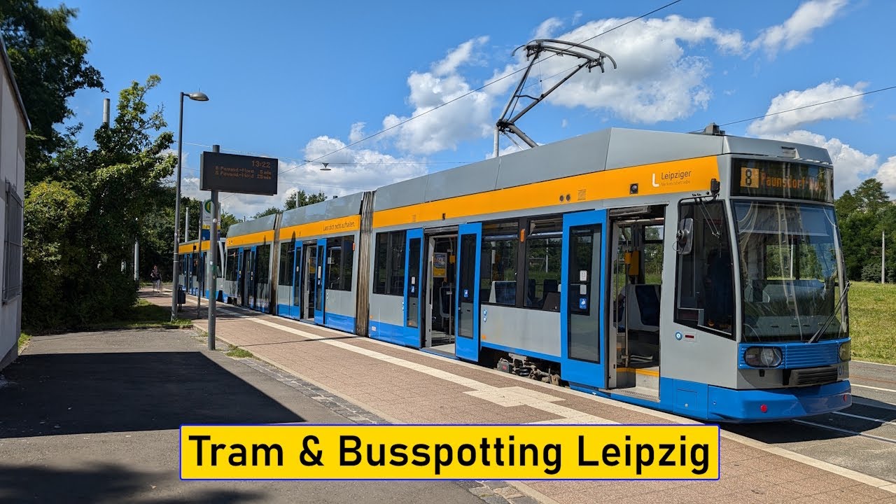 Tram & Busspotting in Leipzig (10.08.2024) - YouTube