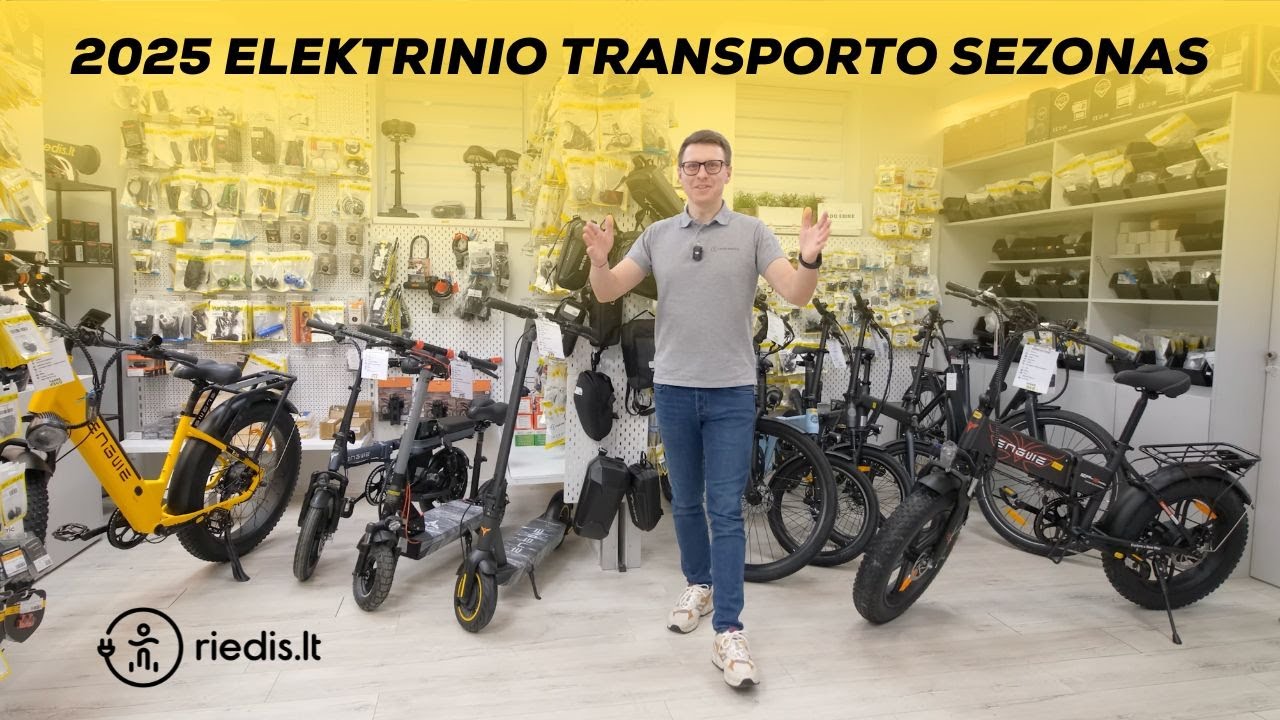 2025 Elektrinio transporto sezonas - Riedis.LT - YouTube