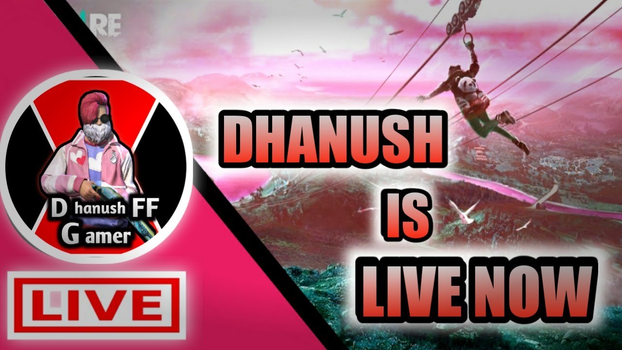 Dhanush FF Gamer Is Live In Telugu Rank push with Subscribers - YouTube