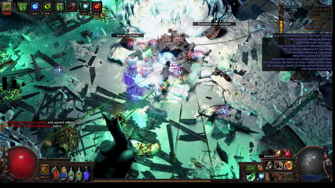 The "afk block gladiator": Delve 277 depth - YouTube