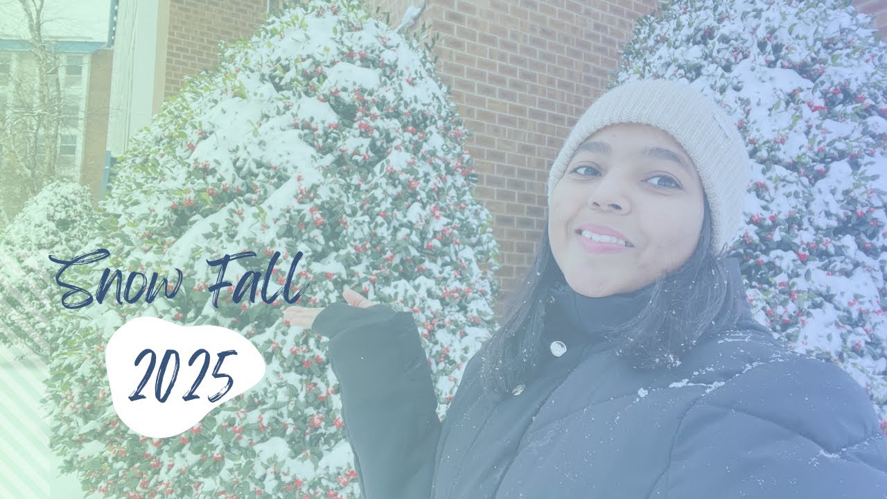 ️ Witness the Magic: First Snowfall of 2025 in Maryland! ️ # ...