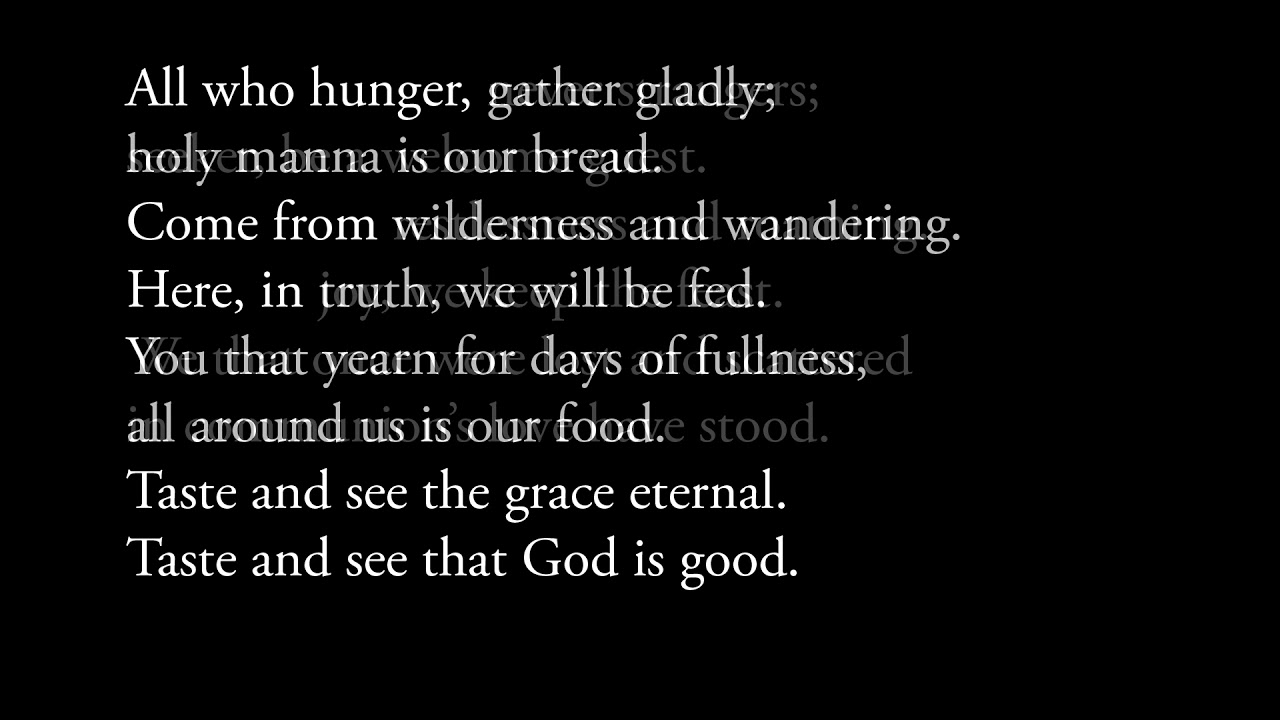 All Who Hunger - Voices United 460 - YouTube