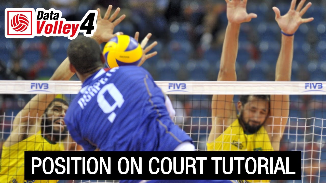 Data Volley 4 Advanced Filter - Position on court - YouTube
