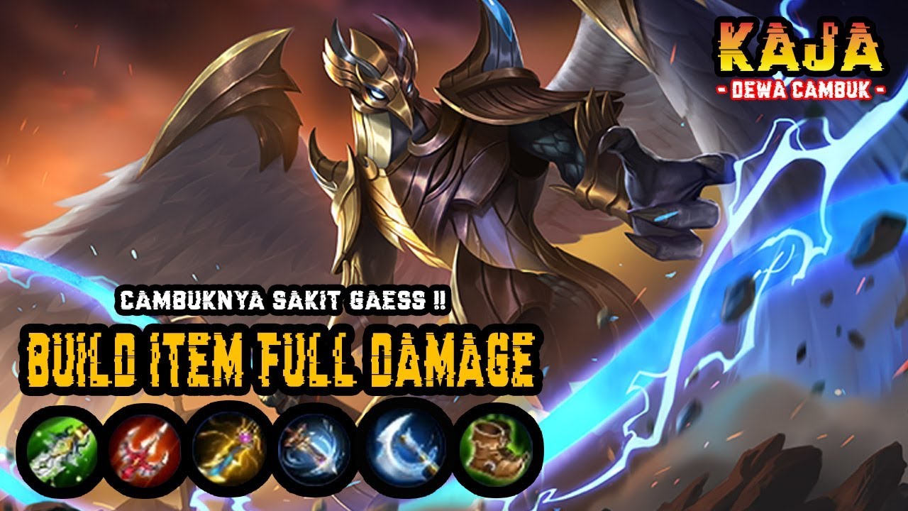 KAJA Build Item Full Damage jadi Marksman !! Cambuknya Sakitt Benerr ...