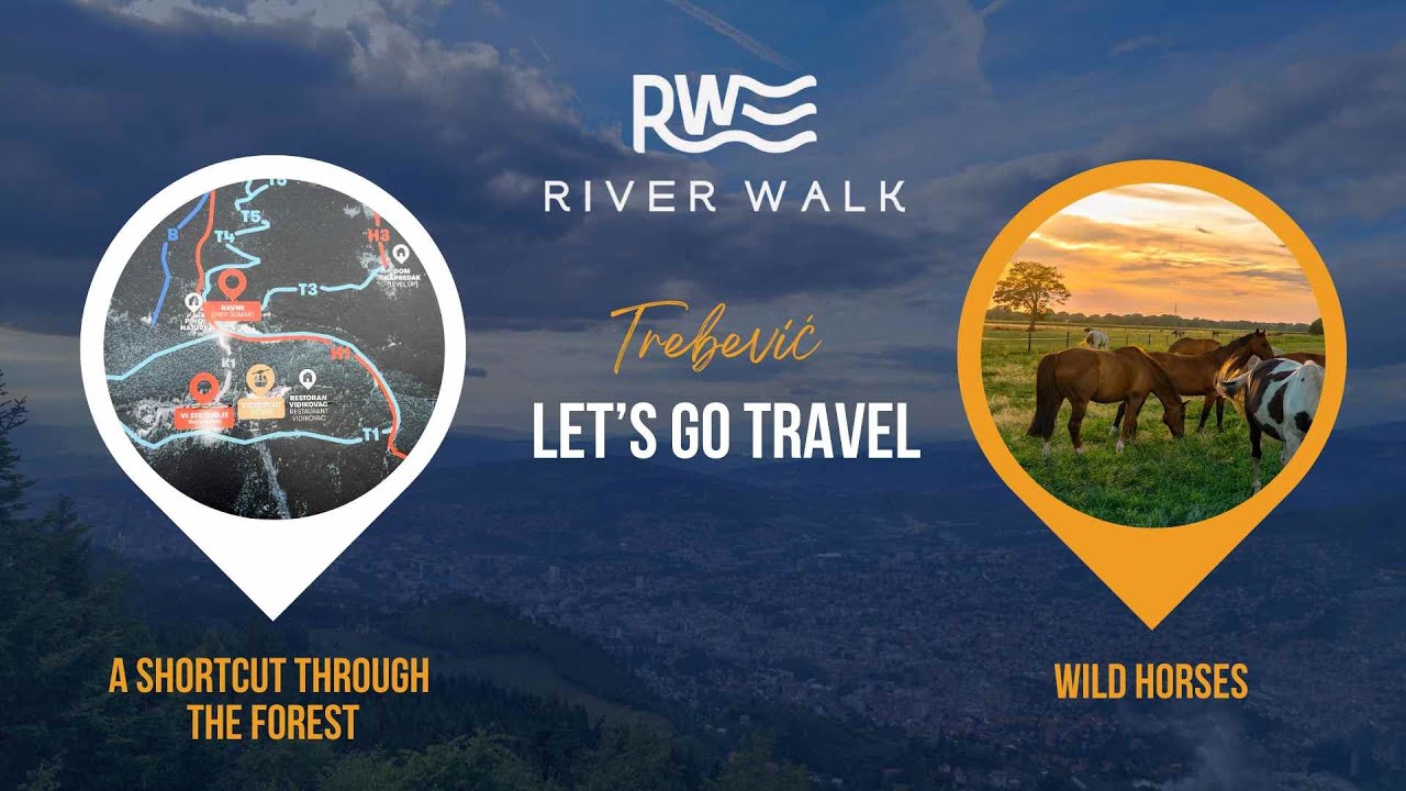 Shortcut through the forest - Tebević cable car to the first hotel ...