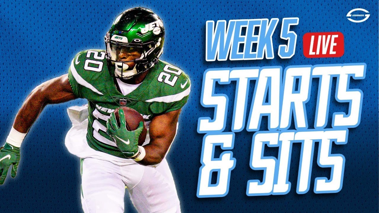 NFL Week 5: Starts/Sits LIVE with Snap! Fantasy - YouTube