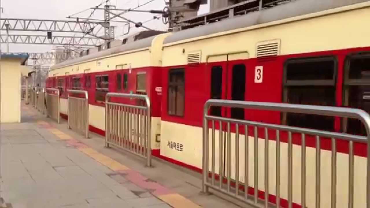 Korea train Seoul Metro Line 1 - YouTube