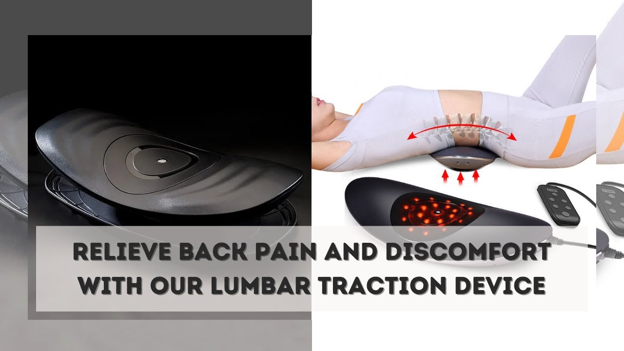 Lumbar Traction Device - Electric Portable Lower Back Pain Massage ...