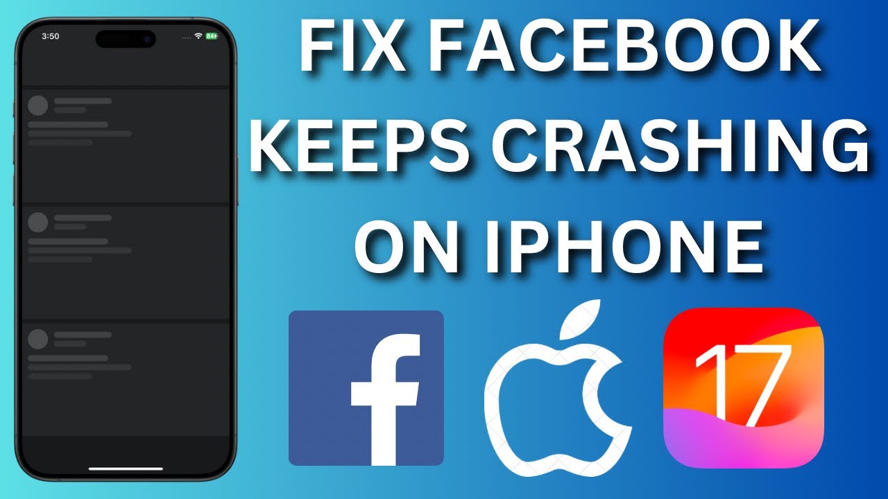 How To Fix Facebook Keeps Crashing On iPhone - YouTube