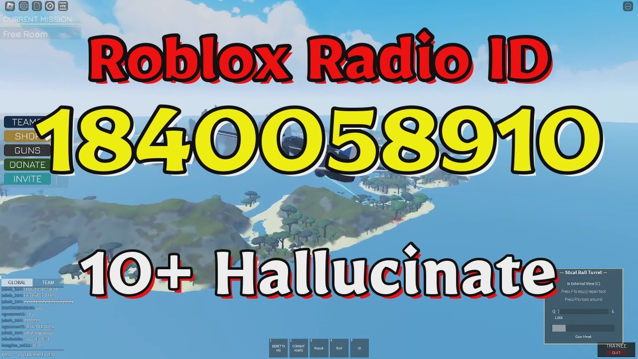 Hallucinate Roblox Radio Codes/IDs - YouTube
