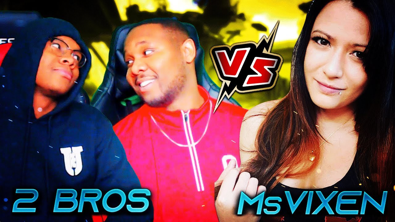 2 BROTHERS vs MSVIXEN THE COD GODDESS In MODERN WARFARE... - YouTube