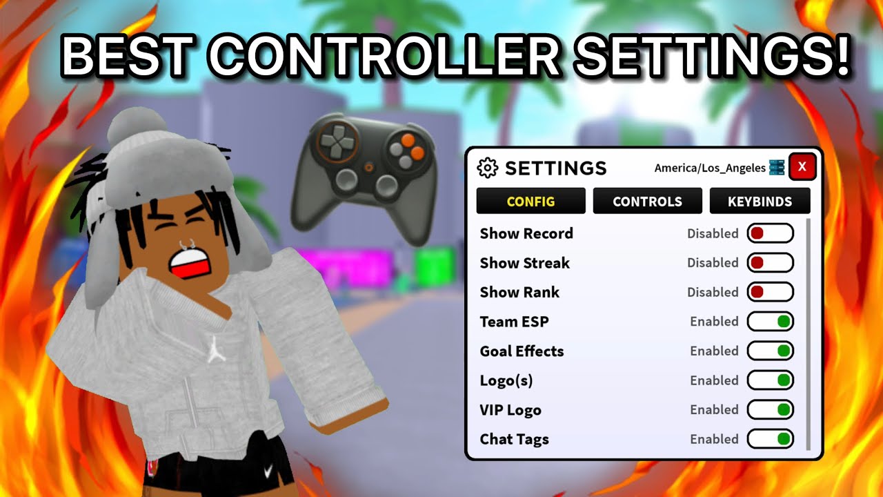 *BEST* CONTROLLER SETTINGS 2022 + GAMEPLAY (ROBLOX HOOPZ) 🏀 - YouTube