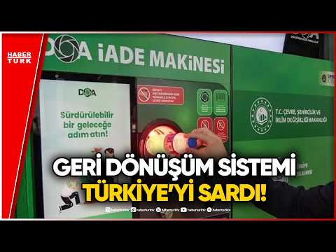 ŞİŞEYİ KAPAN GERİ DÖNÜŞÜM MAKİNESİNE KOŞTU! DOA Makineleri Önünde Kuyruk Uzadıkça Uzadı!