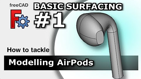 Basic Surface Modelling In FreeCAD - YouTube