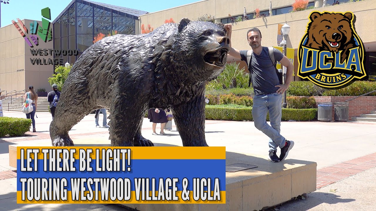 TOUR OF WESTWOOD VILLAGE & UCLA - Visiting One of The Best University ...