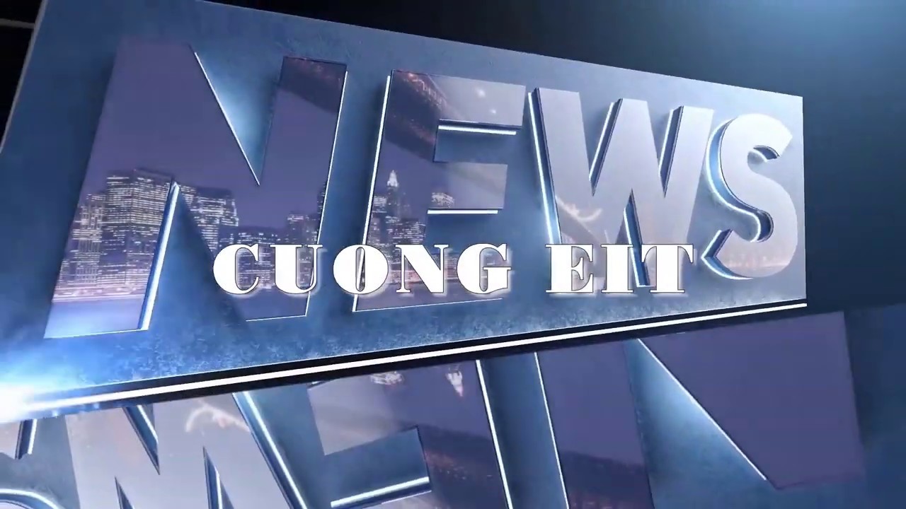 Blue Light News 3D Text Intro Proshow - YouTube