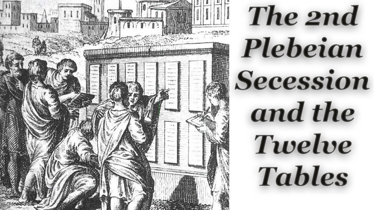 2nd Plebeian Secession and the Twelve Tables Part 1 (Rome and Romans ...