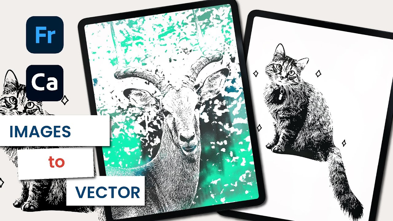 From Image to Vector | Adobe Capture and Fresco - YouTube